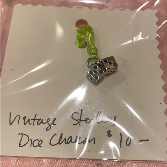Jewelry | Vintage Ss Dice Charm | Poshmark